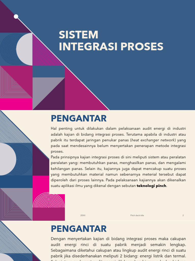 Sistem Integrasi Proses | PDF | Sains & Matematika