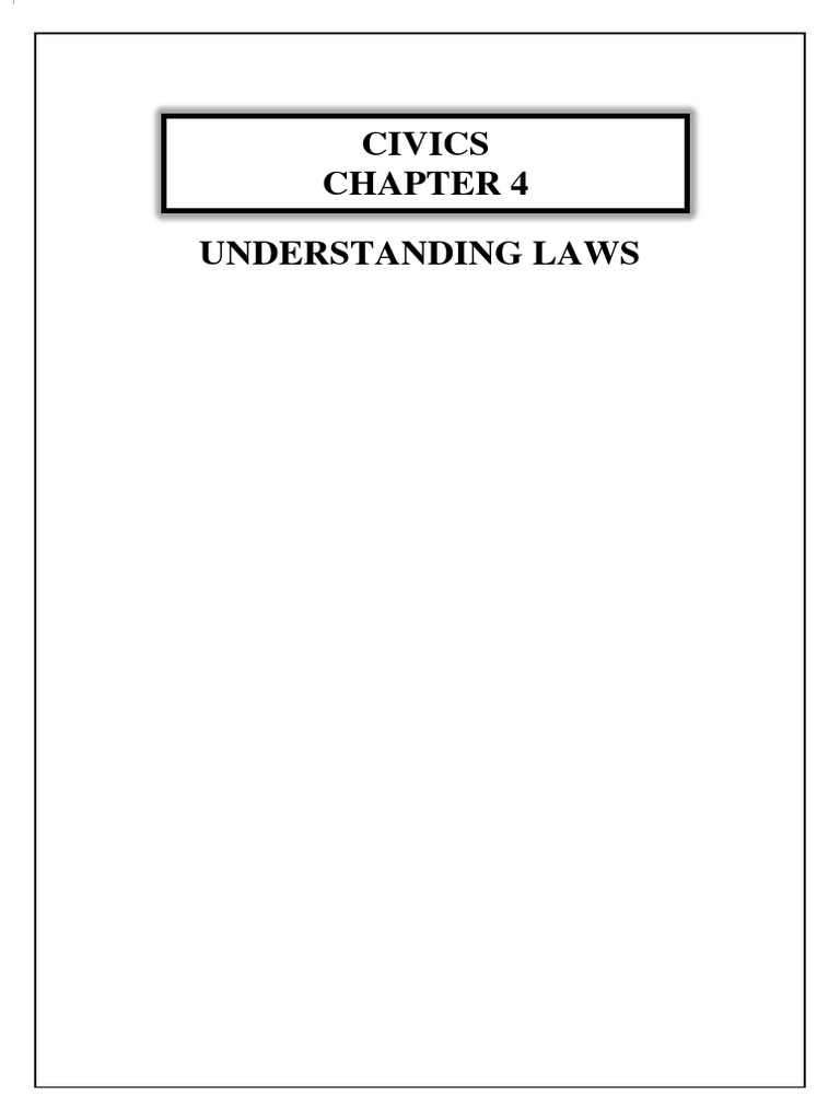 Civics: Rule of Law & Citizen Role | PDF | Government | Justice