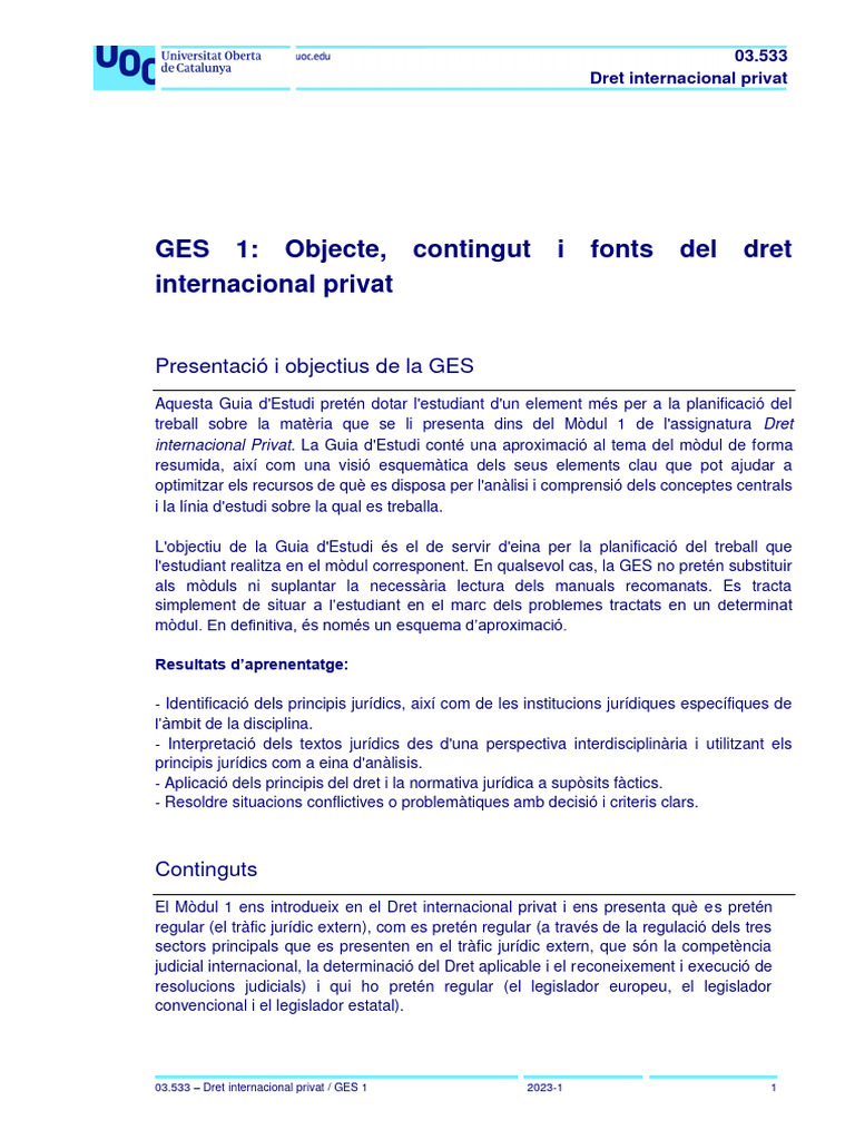 Ges1 2023 1 | PDF