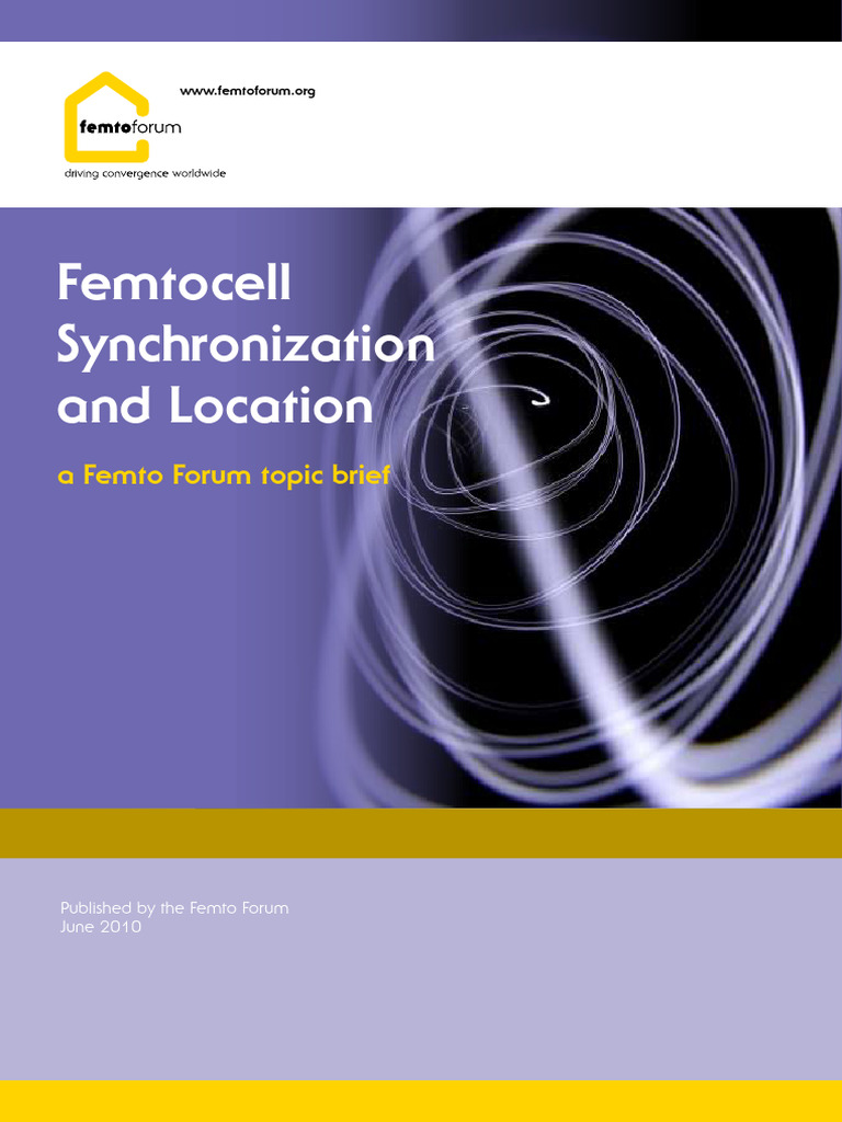 Femtocell Sync & Location Overview | PDF | Computer Network | Global ...