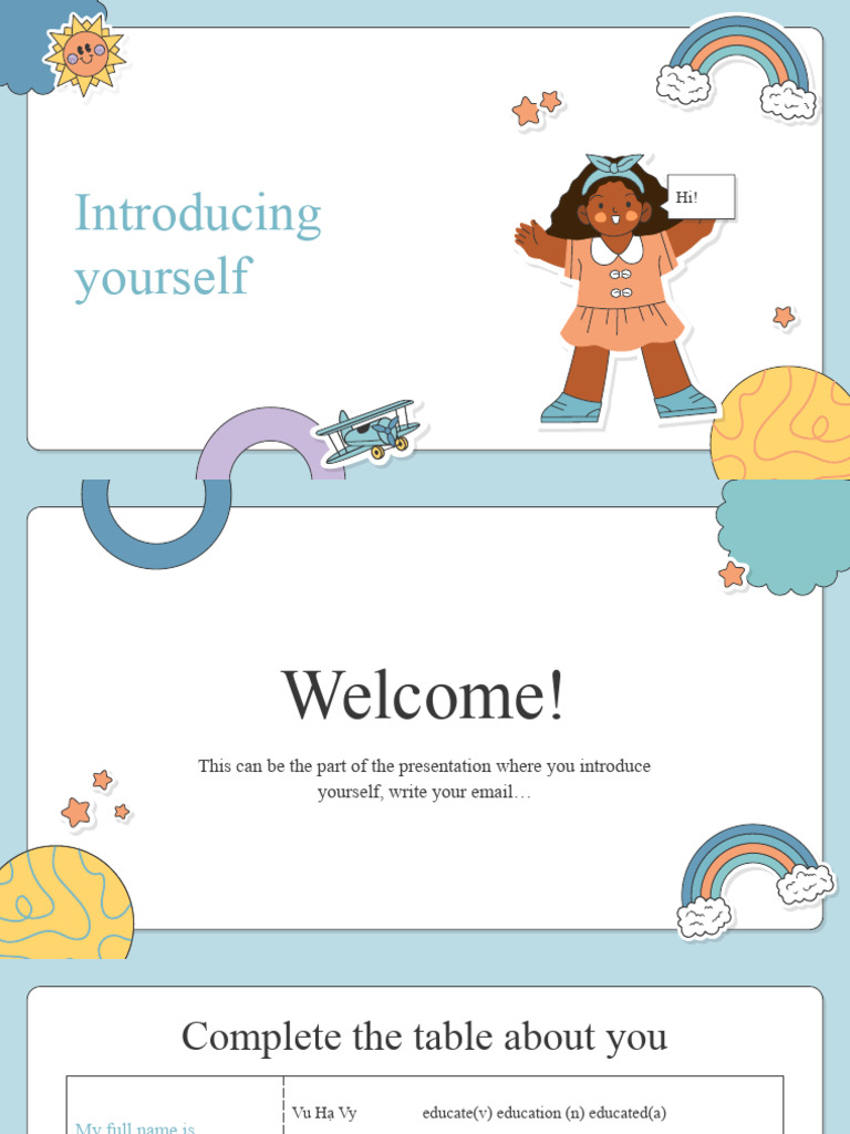 Self-Introduction Guide for Teens | PDF | Language Arts & Discipline ...
