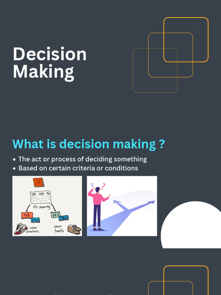 Module 6 Decision Making | PDF | Computers | Technology & Engineering