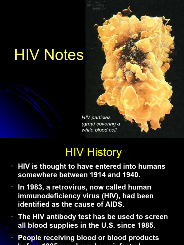 HIV Notes 2006 | PDF | Hiv/Aids | Hiv