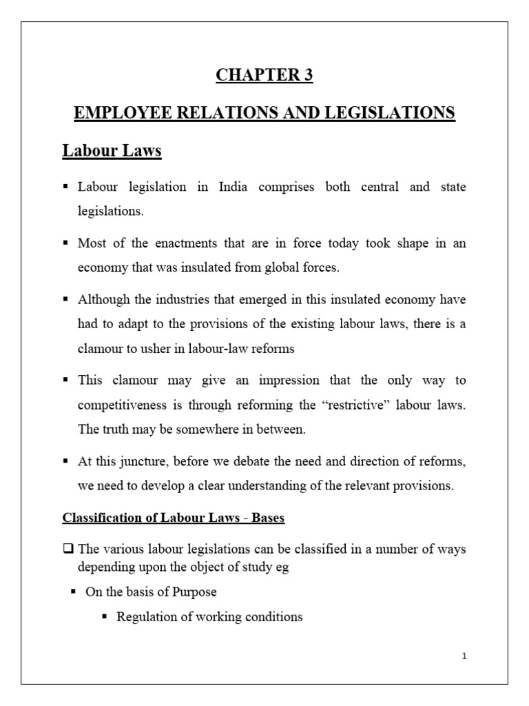 Module 3 | PDF | Labour Law | Employment