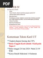 Jadwal Tuweb Karil UT 2025 | PDF