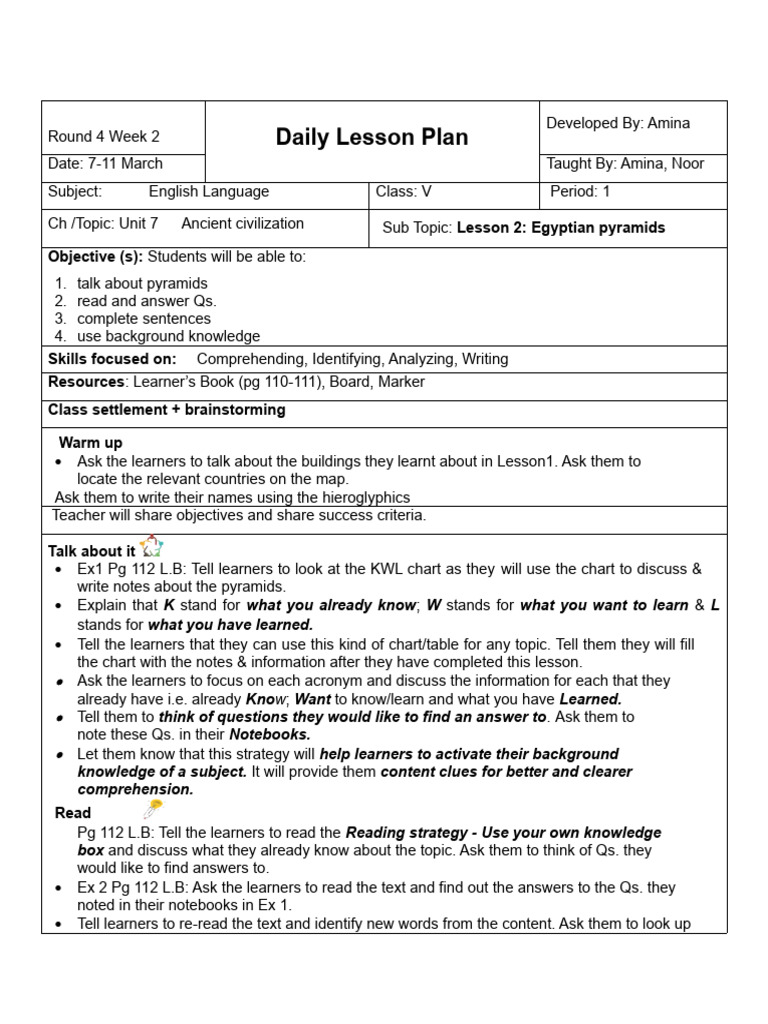 Round 4 Week 2 Language | PDF | Reading Comprehension | Cognition