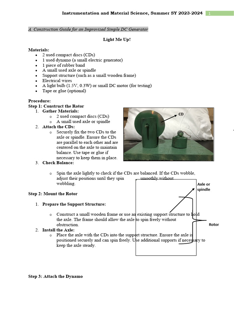 Locally Available Materials-Construction Guide and Lab Manual - Tamiat - Scribd | PDF | Electric ...