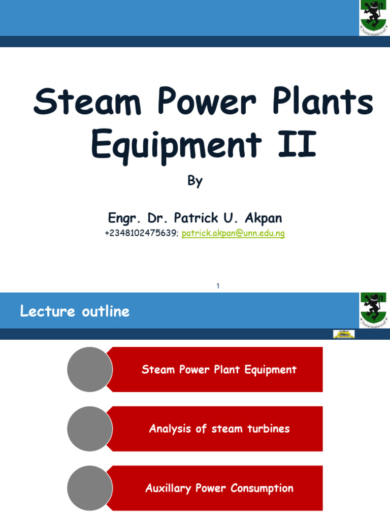 Steam Power Plant Systems Guide | PDF | Boiler | Turbine