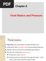 Fluid Mechanics: Pressure & Statics | PDF | Buoyancy | Pressure