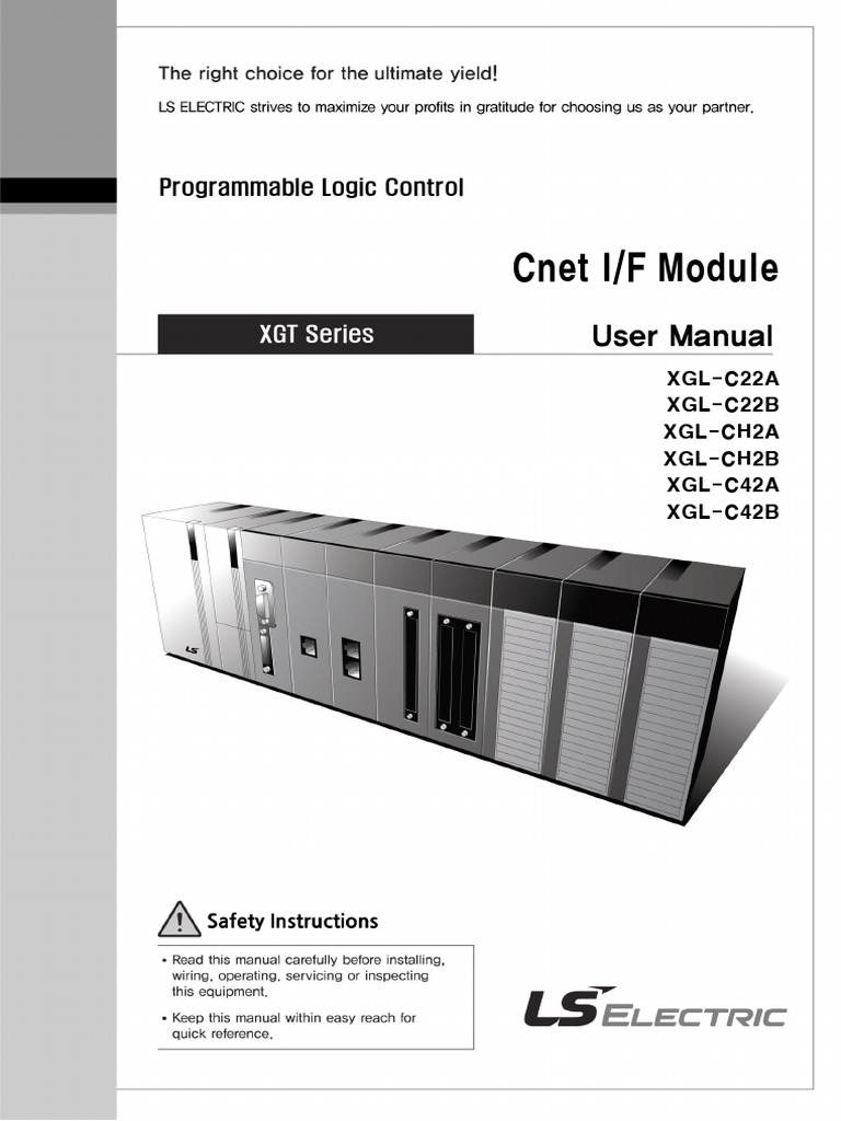 XGL-C22B T6 Manual V3.4 202406 EN | PDF | Programmable Logic Controller | Computing