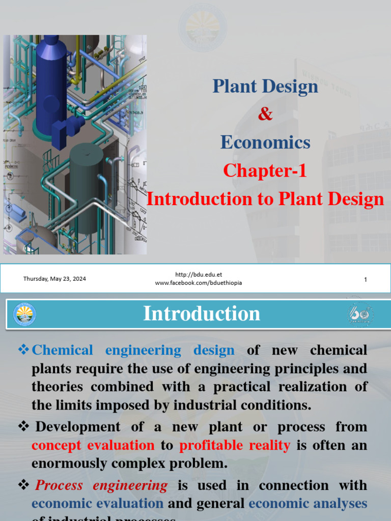Plant Design Ch-1AB | PDF | Profit (Economics) | Product (Business)
