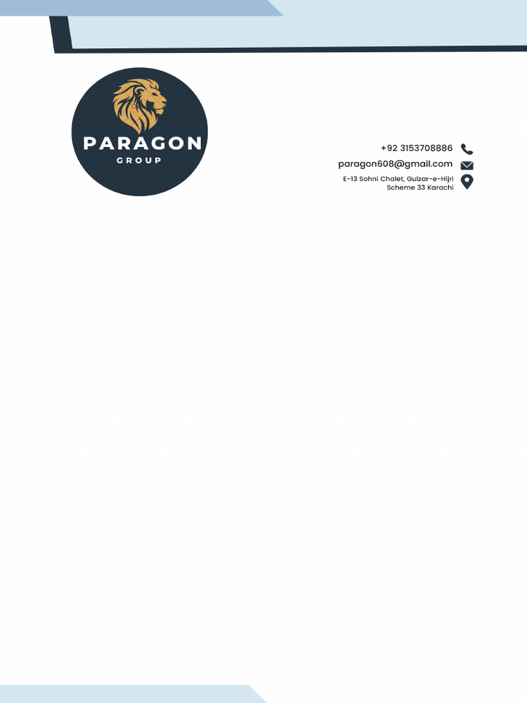 PARAGON Letterhead | PDF