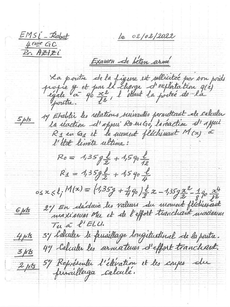 4GC-Examens Février 2022 | PDF