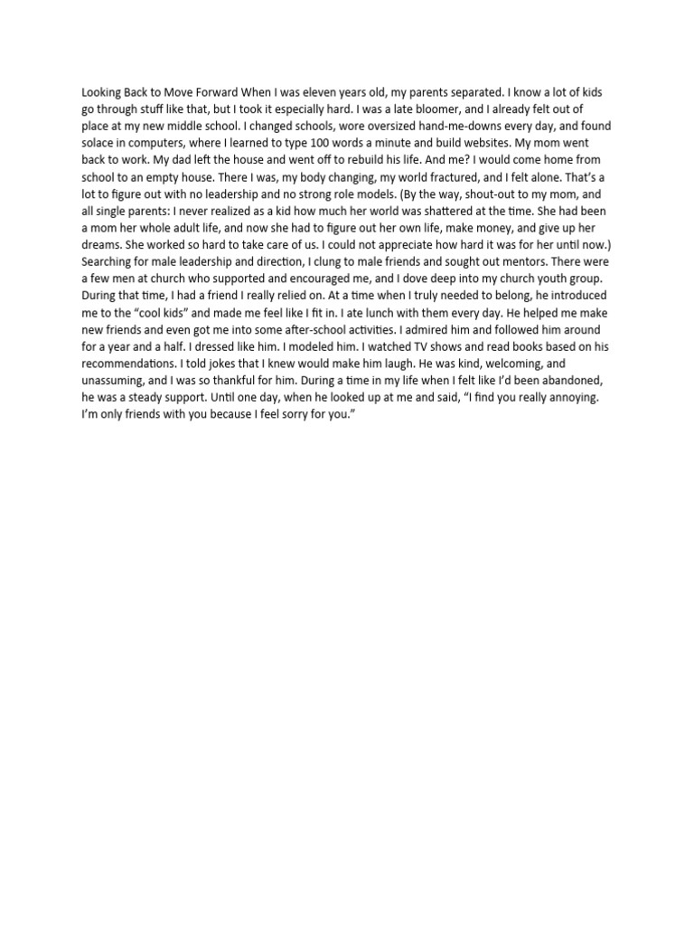 Moving Forward | PDF | Wellness