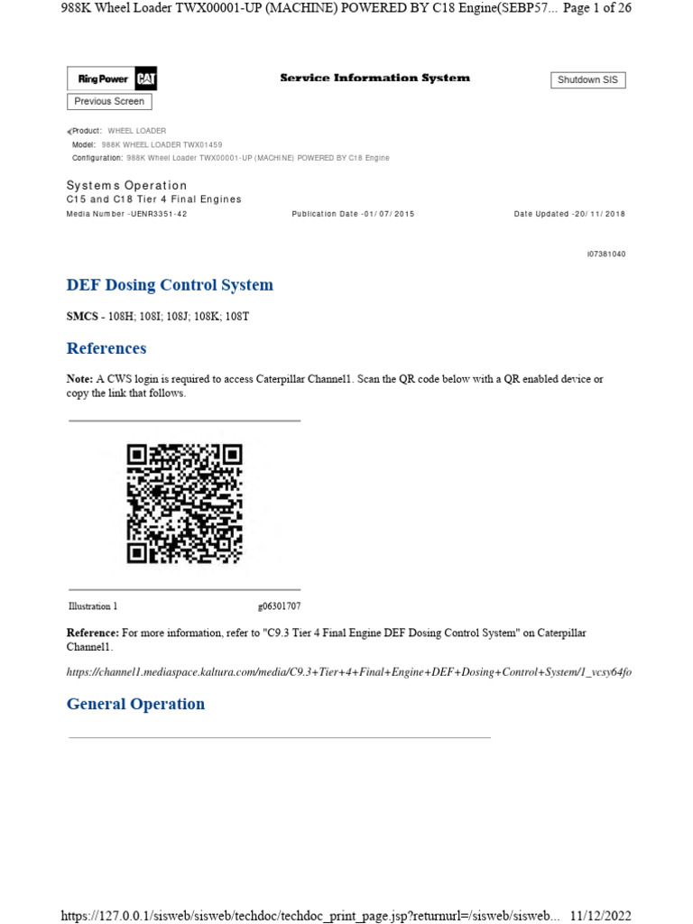 Https 127.0.0.1 Sisweb Sisweb Techdoc Techdoc Print Page-1 | PDF | Pump | Mechanical Engineering