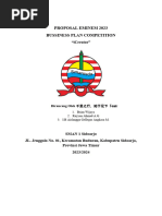 Proposal Business Plan Competition 2021 | PDF | Bisnis | Pengelolaan ...