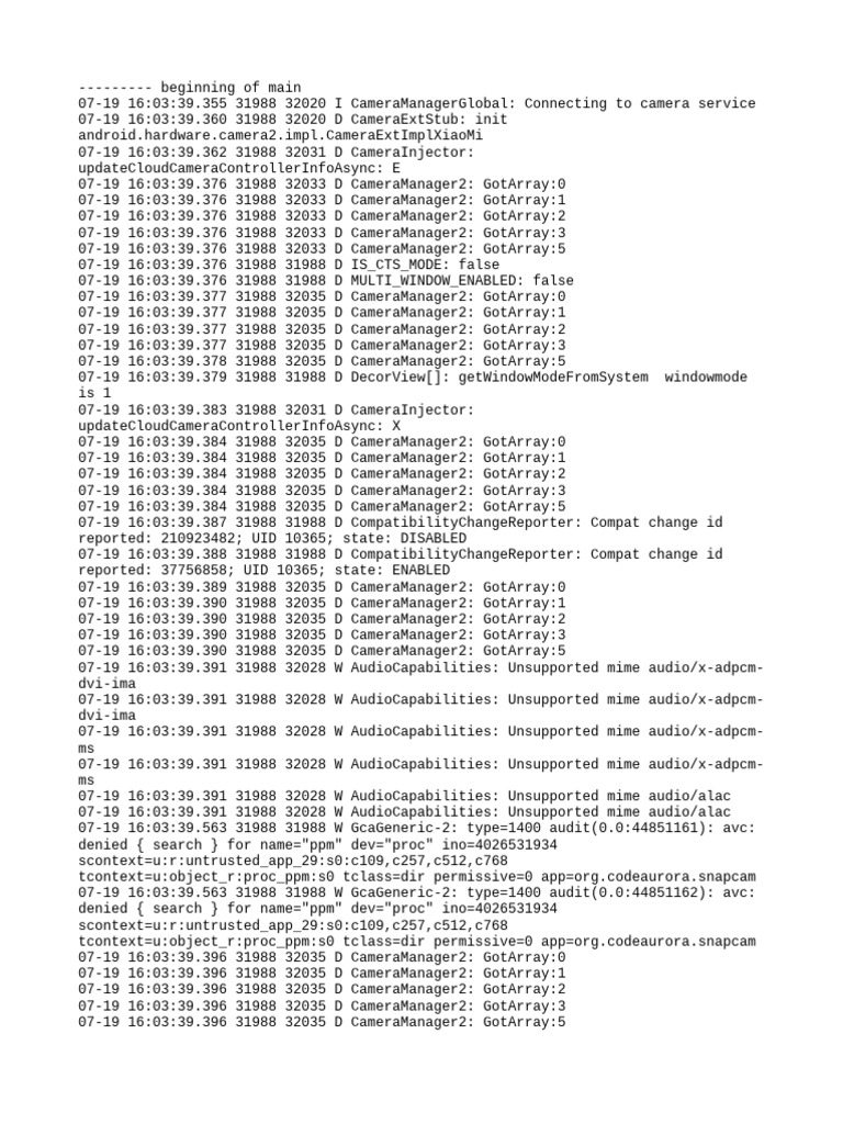 Log Cat 1721379819285 | PDF | Software Engineering | Computer Engineering