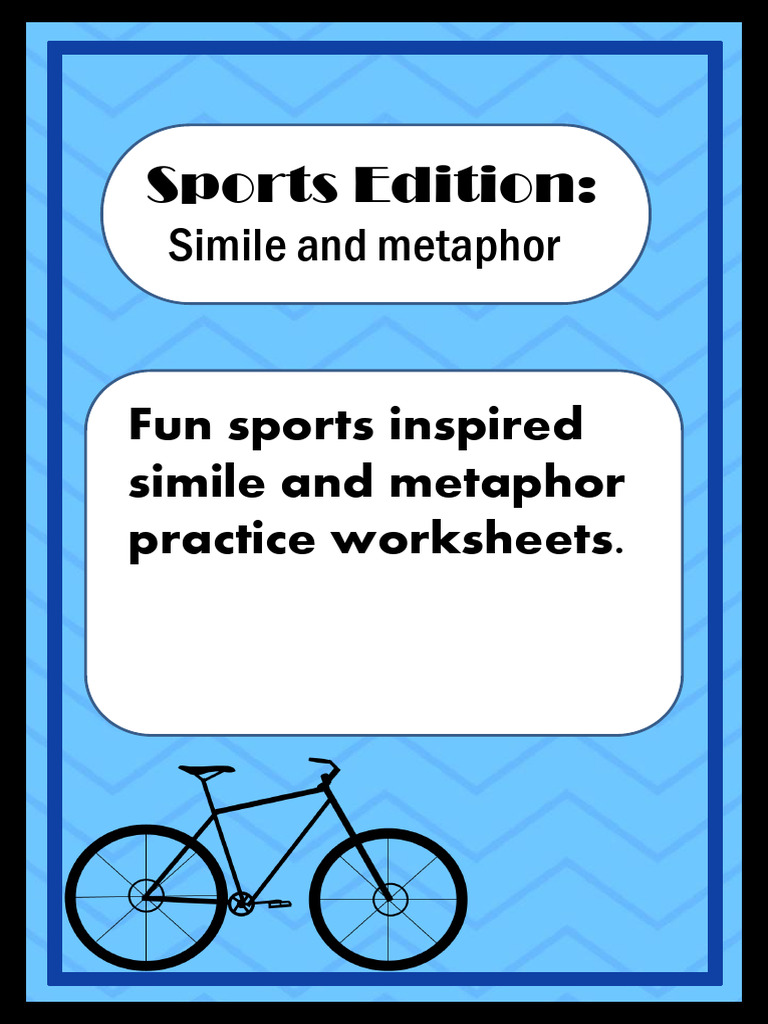 Sports Edition:: Simile and Metaphor | PDF | Language Arts & Discipline ...