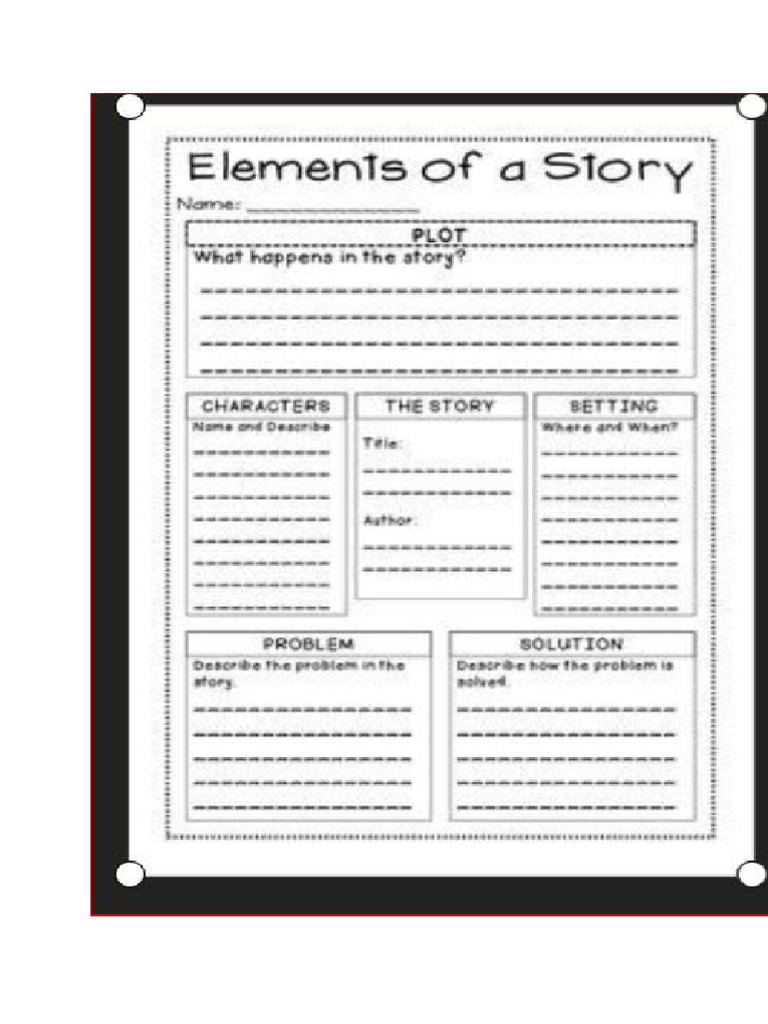Story Planning Template | PDF