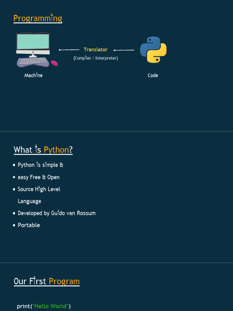 Lecture1 Py | PDF | Computers