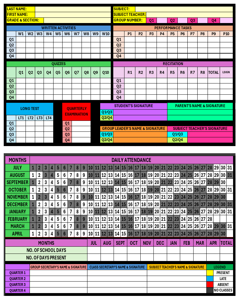 Index Card Template | PDF