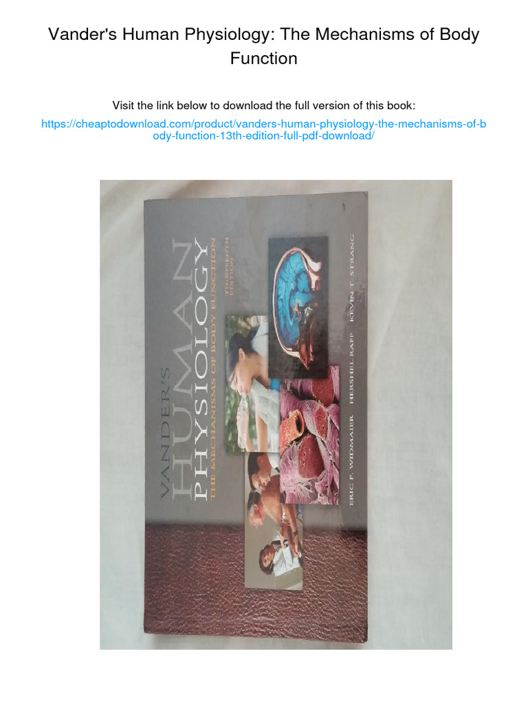 Vander's Human Physiology: The Mechanisms of Body Function | PDF ...