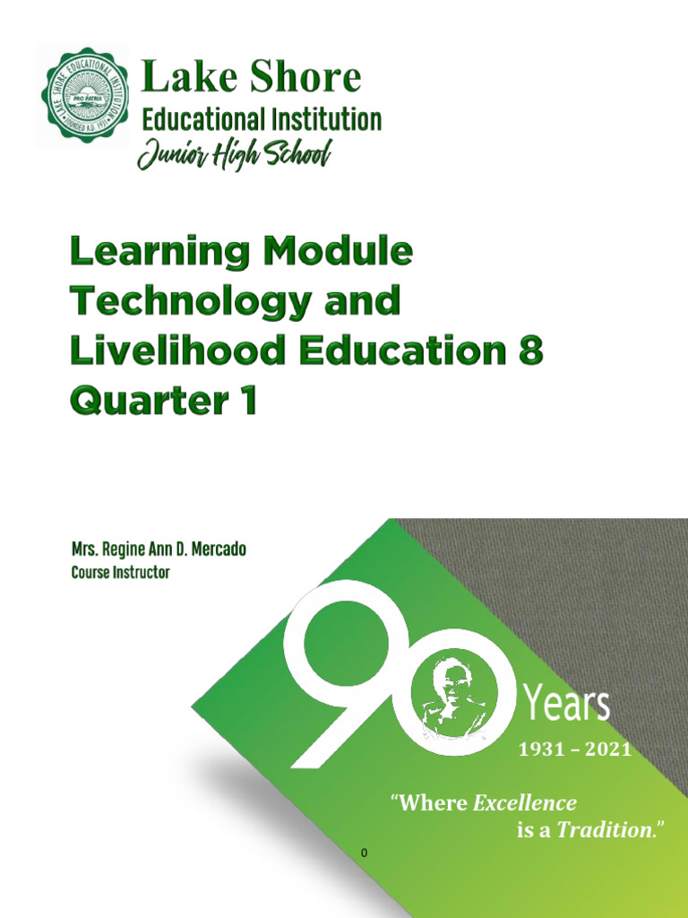 q1 Module Tle8 1 Final 1 | PDF | Shellfish | Vegetables