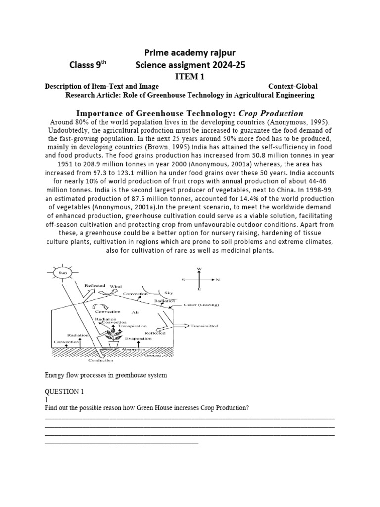 Class 9 Science 24-25 | PDF | Fertilizer | Soil