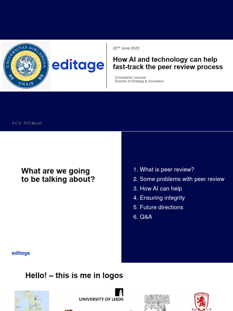 How AI and Technology Can Help Fast-Track The Peer Review Process ...