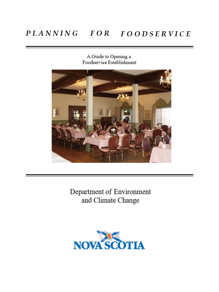 Planningfor Food Service | PDF | Food Safety | Waste Management