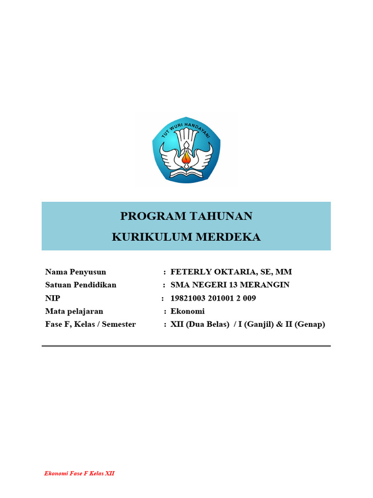 PROTA Kurikulum Merdeka | PDF