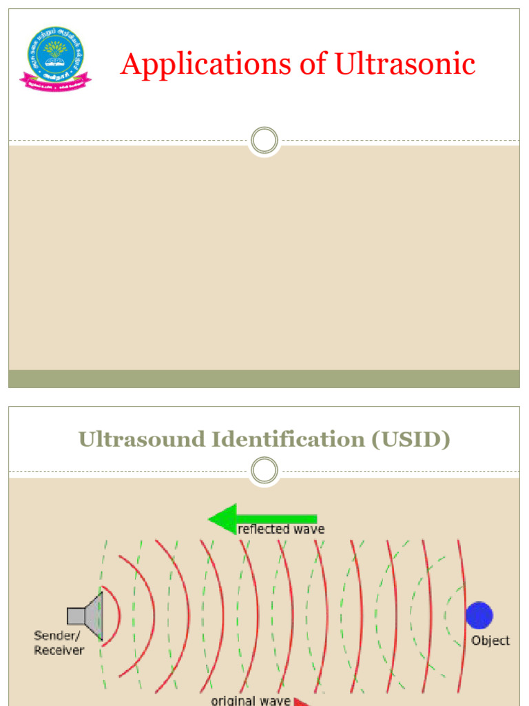 278 Allied Physics 13 Applications of Ultrasonics | PDF | Ultrasound ...