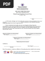 NLC Parental Consent Form Learning Camp Registration Template | PDF ...