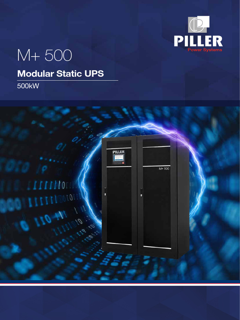 Piller M500 Brochure Web | PDF | Reliability Engineering | Service ...