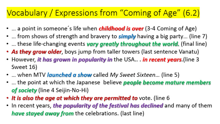Coming of Age Traditions Worldwide | PDF
