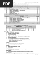 Physical Sciences GR 12 P1 Assessent Frame Sep 2025 ENG | PDF | Force ...