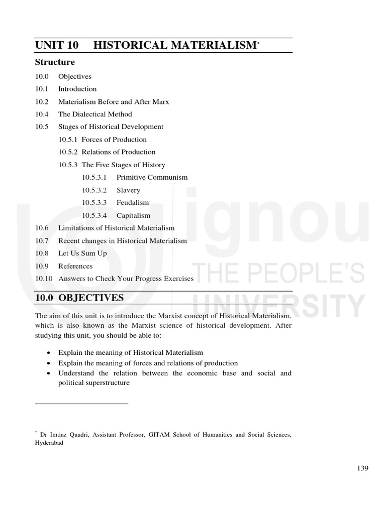 Understanding Historical Materialism | PDF | Materialism | Karl Marx