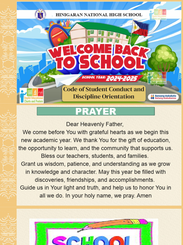 HNHS School Policy Orientation | PDF