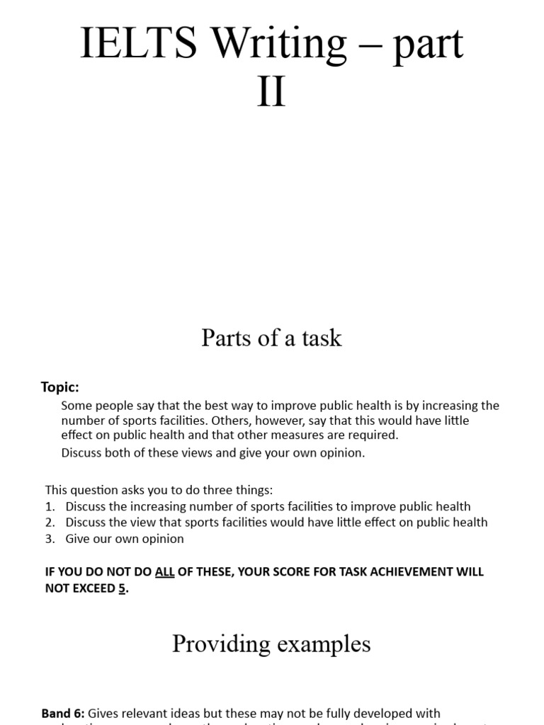 IELTS Writing - Part II Latest | PDF | Essays | Adjective