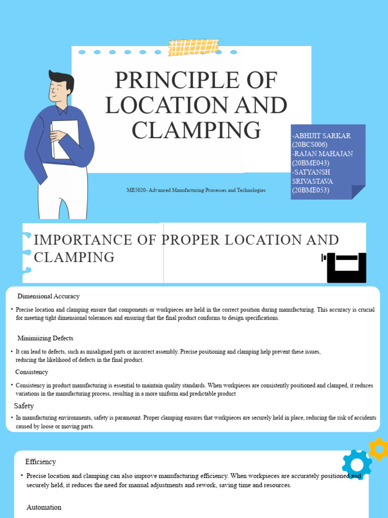 Principle of Location and Clamping | PDF | Machining | Accuracy And ...