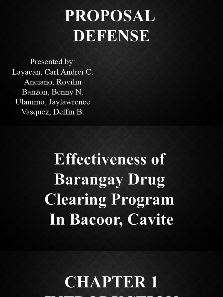 Proposal Defense B DCP | PDF | Sampling (Statistics) | Survey Methodology