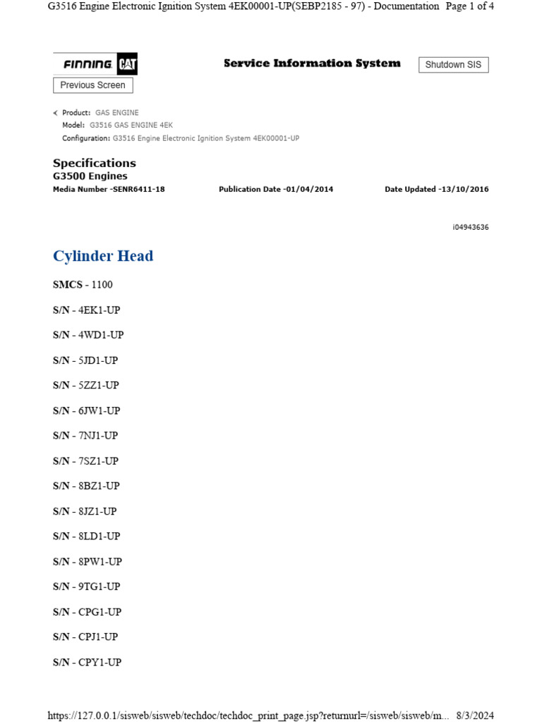 Cylinder Head | PDF | Screw | Ignition System