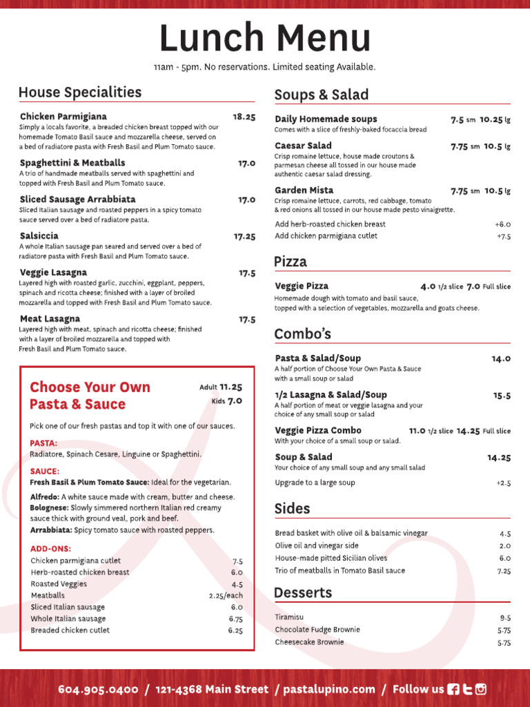 Lunch December | PDF