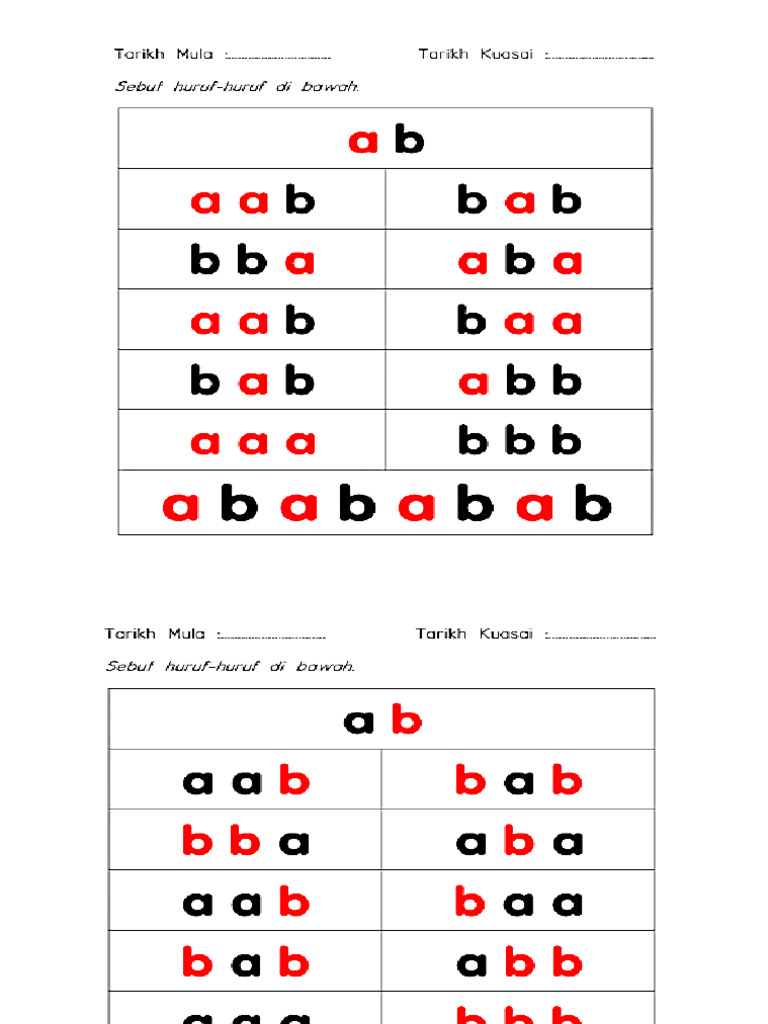 Modul Kenal Huruf | PDF