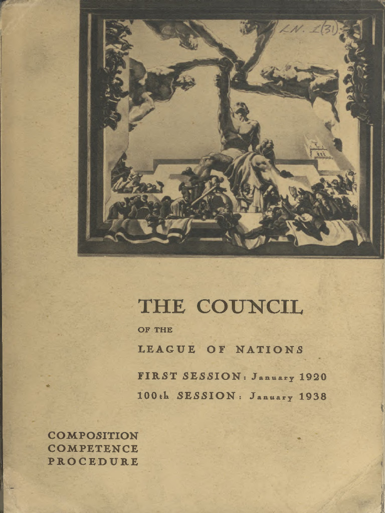 League of Nations Rop 2 | PDF | United Nations Security Council ...