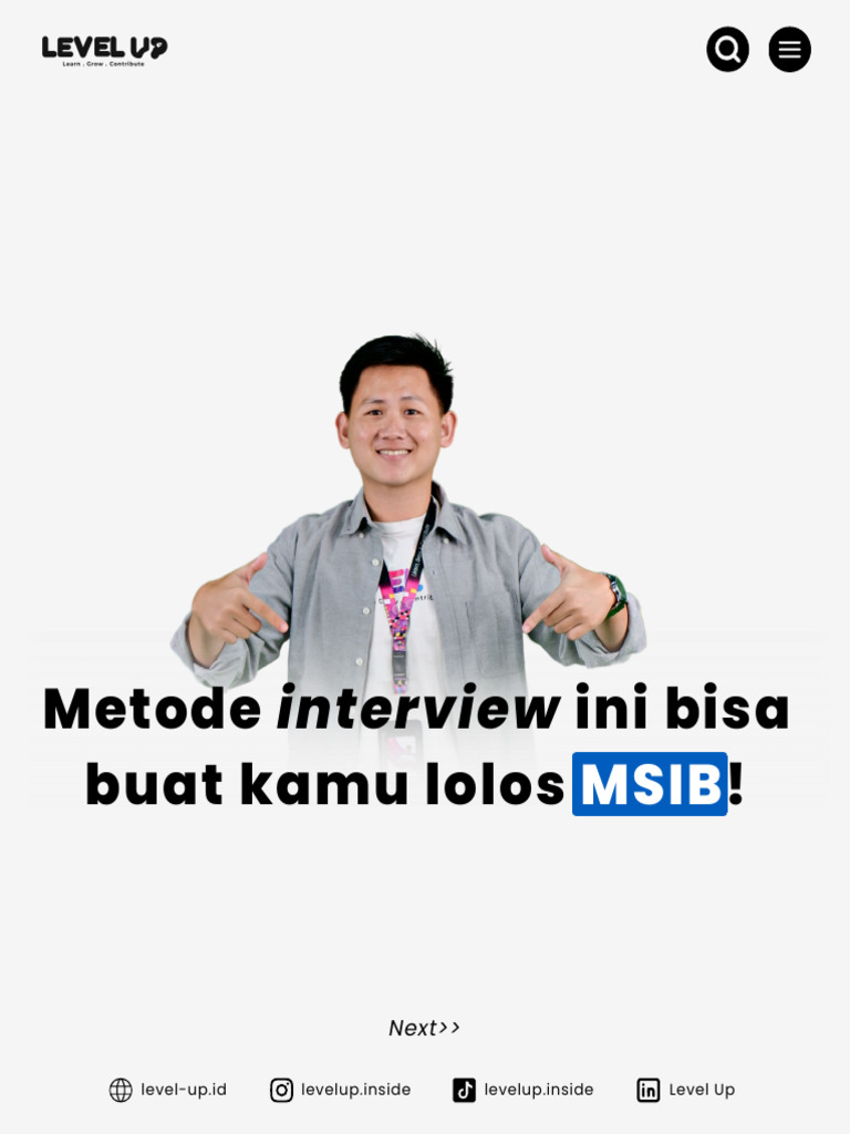 TIps Interview MSIB | PDF