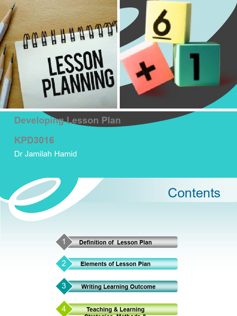 Lesson Plan | PDF | Learning | Lesson Plan