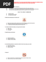 K53 Test B Answers | PDF | Traffic | Transport