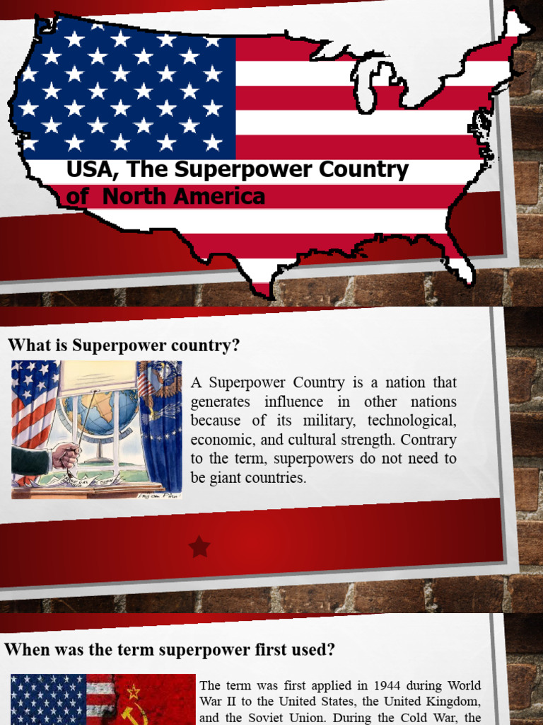 USA: The Sole Superpower Explained | PDF | Superpowers | The United States
