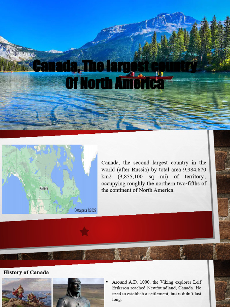 G9 W6 Canada, The Largest Country of North America | PDF | Canada ...